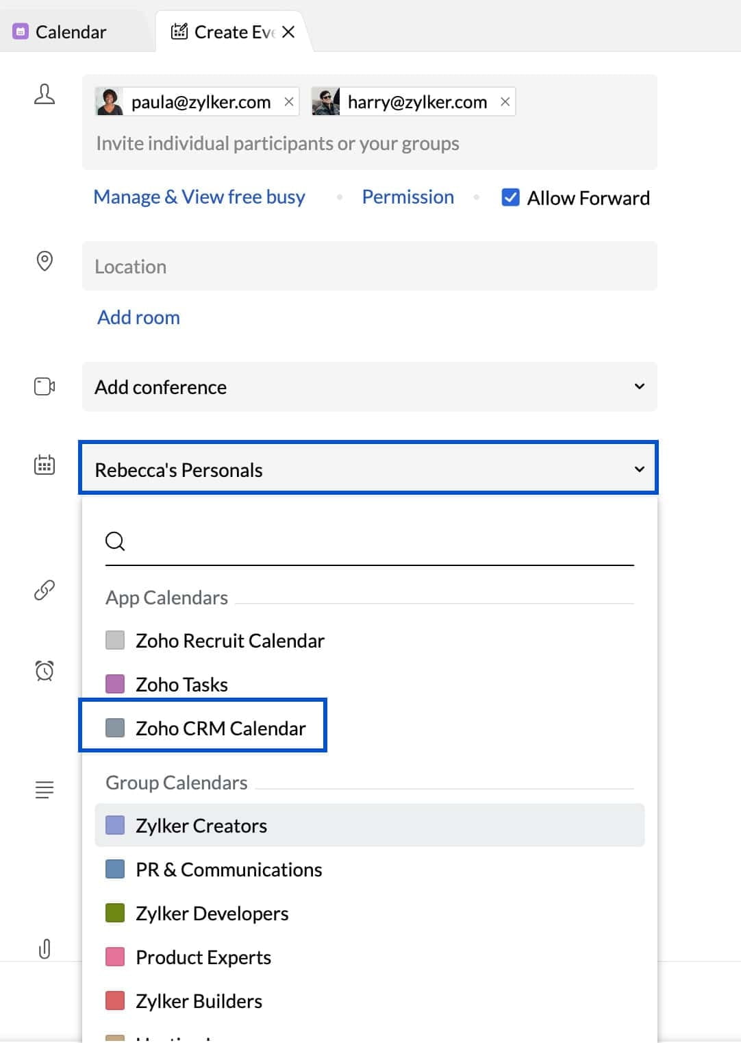 Streamline Workflows By Integrating Zoho Crm With Zoho Calendar Bickert Management Inc